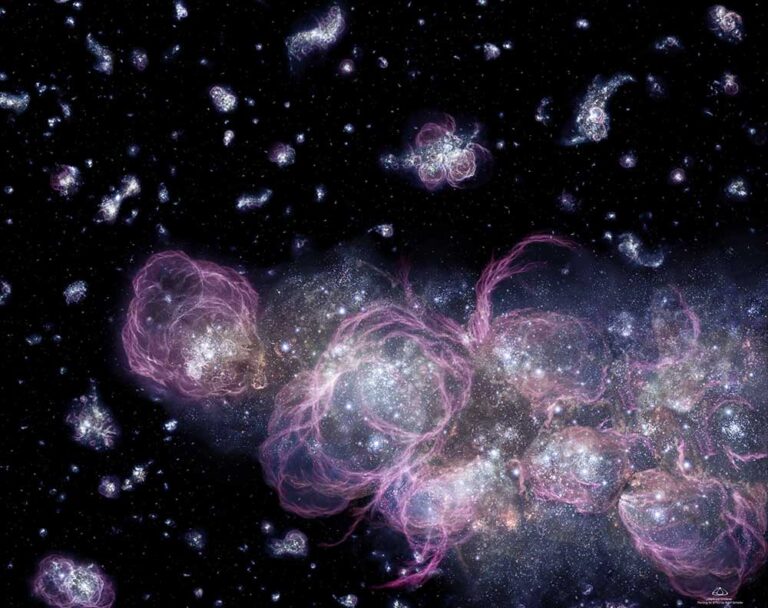 Galaxies in the Early Universe Bathed in Intergalactic Starlight ...